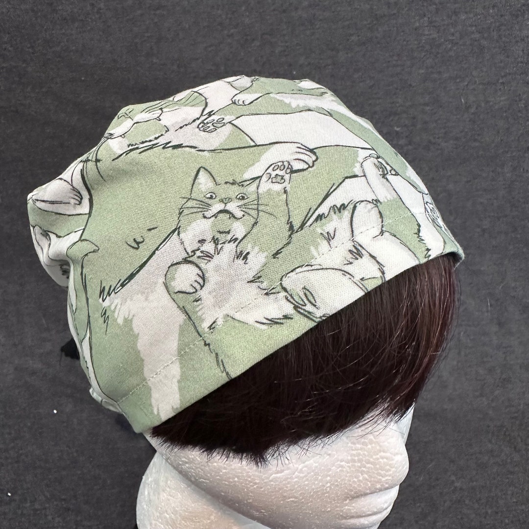 Cat Pile Custom Scrub Cap Surgical Cap Various Styles - Etsy