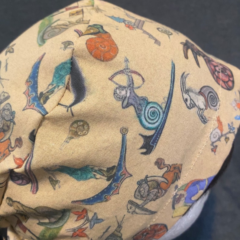 Medieval Snails Scrub Cap Surgical Cap Various Styles - Etsy