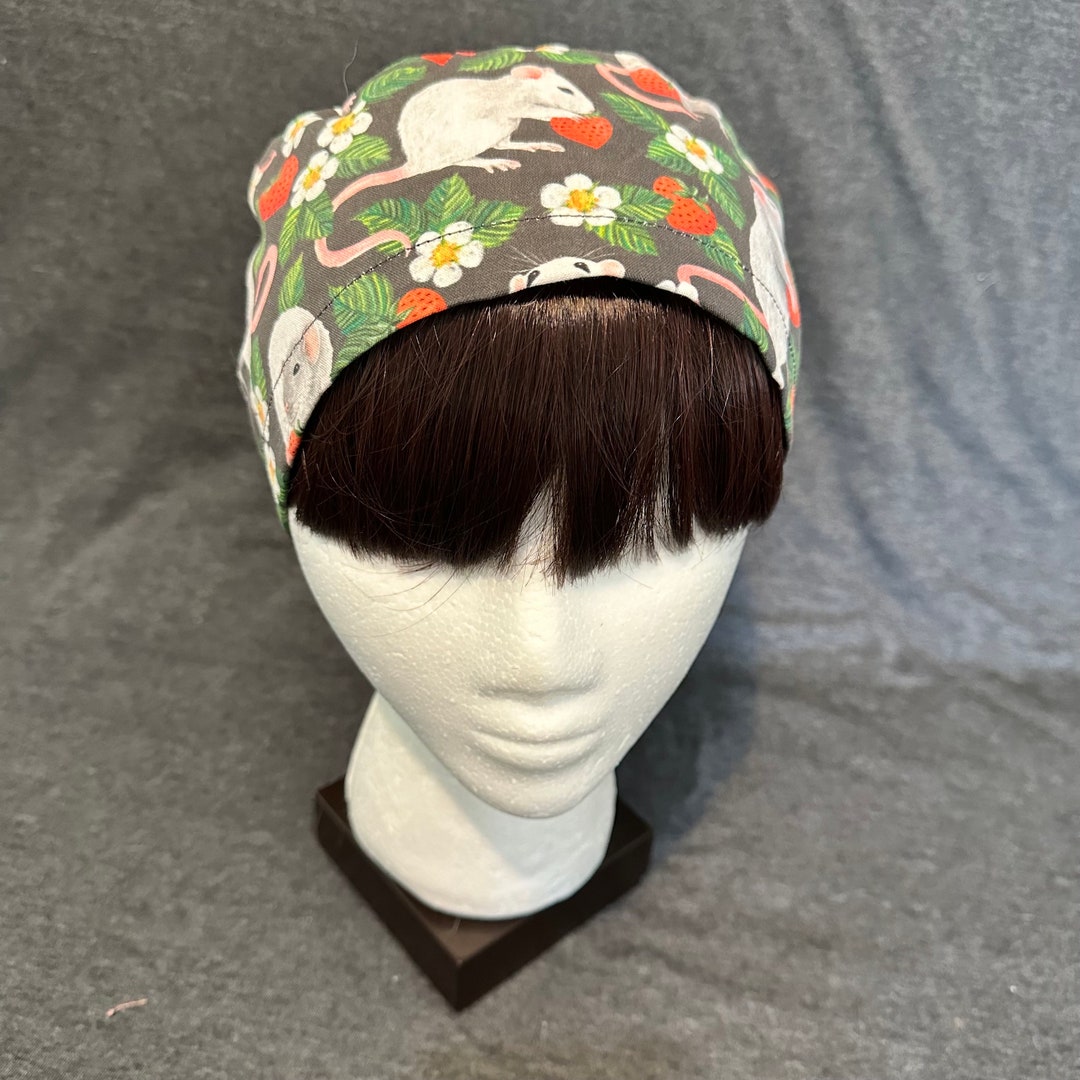 White Rats and Strawberries | Scrub Cap - Surgical Cap | Various Styles ...