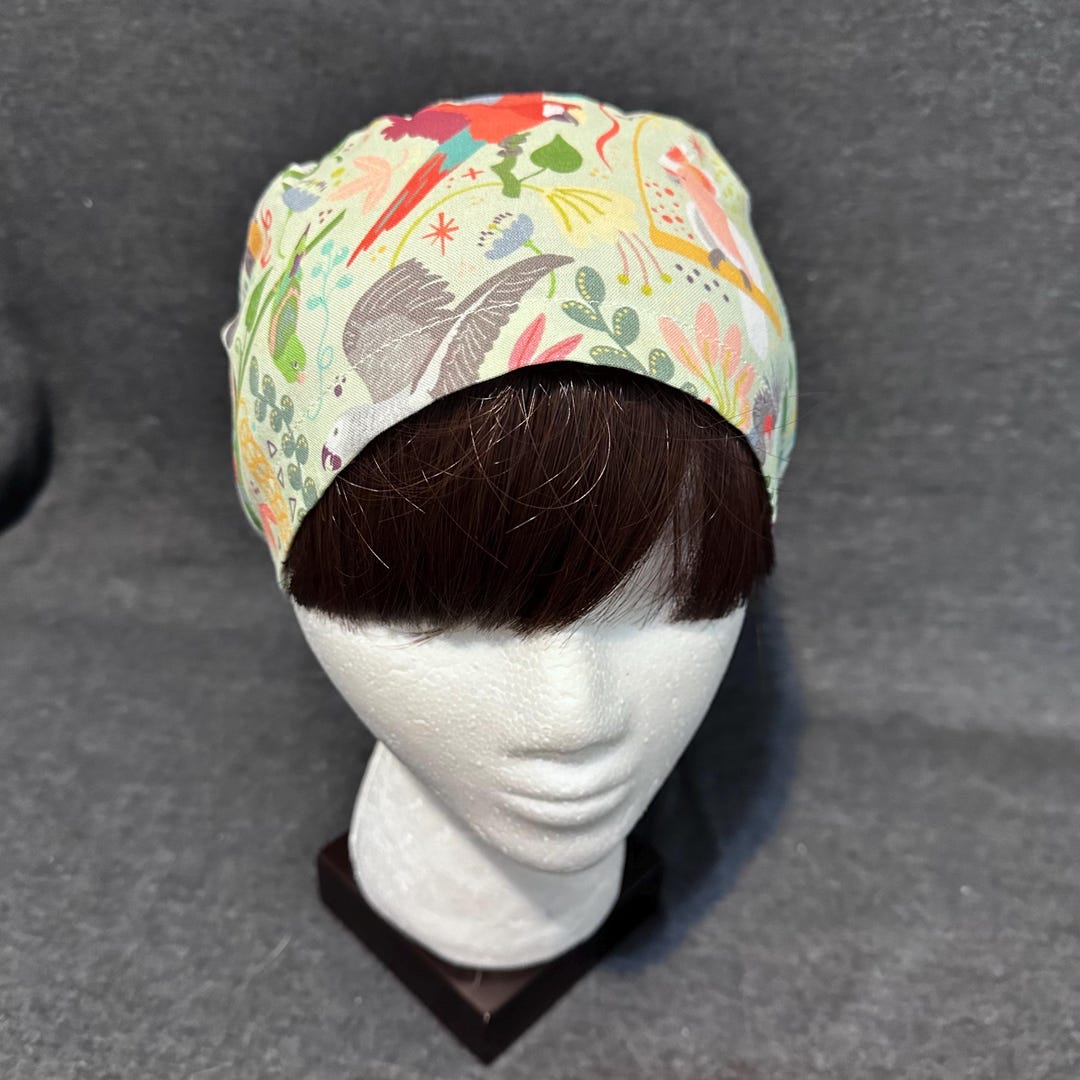 Colorful Birds | Custom Scrub Cap - Surgical Cap | Various Styles - Etsy