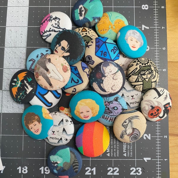 Fabric Magnets - Etsy