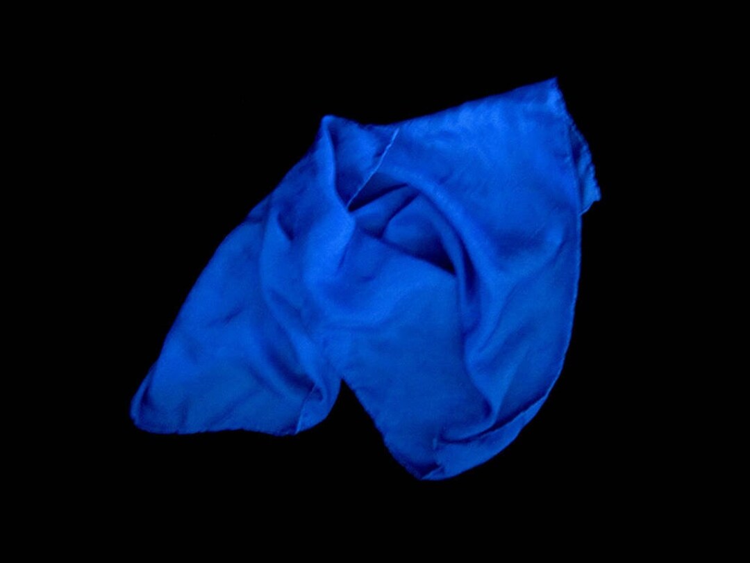 100% Silk Delphinium Blue Cloth Altar Cloth Hand Dyed 30x30 Genuine ...