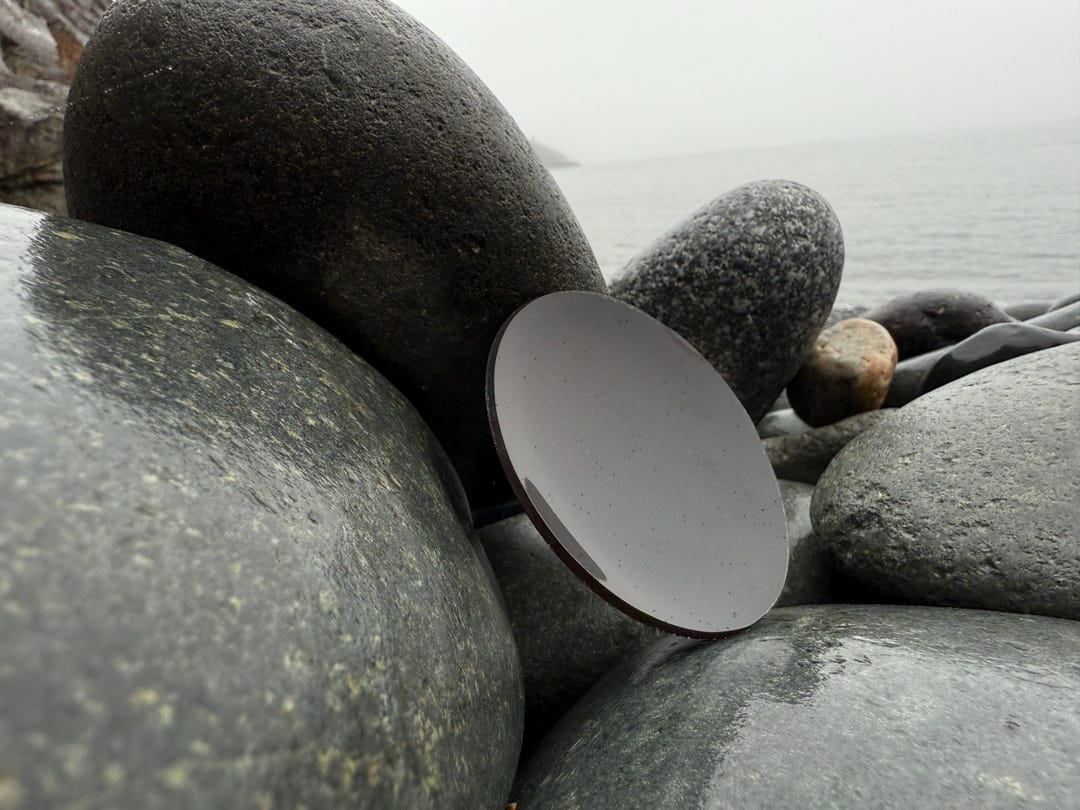 3in Scrying Mirror Handmade With Vintage Concave Glass - Black ...