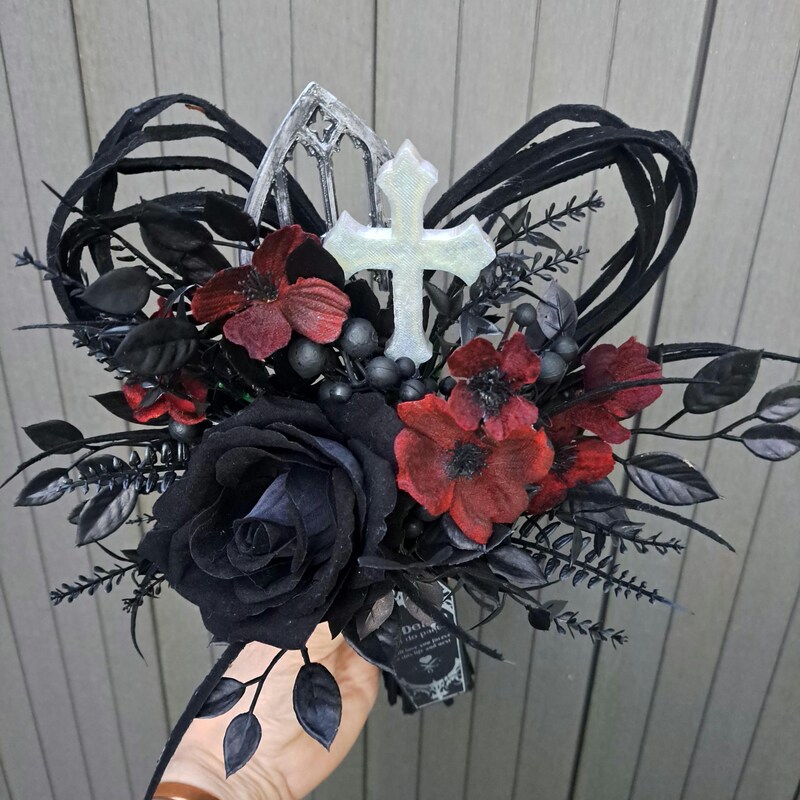 Bouquet Rose Gothic - Etsy UK