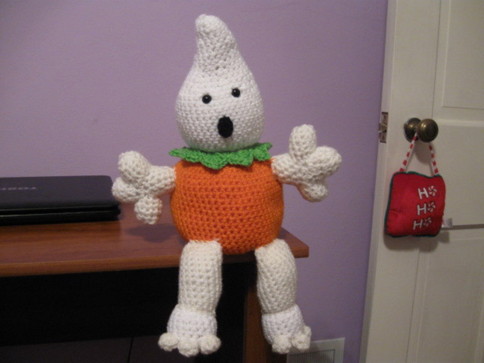 Sammy the Ghost Pumpkin Crochet Pattern PDF File - Etsy