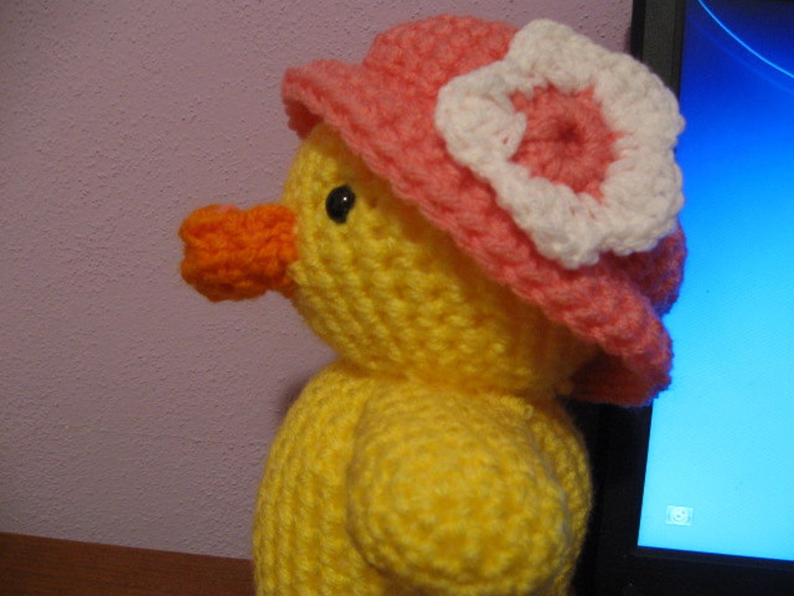 Hope the Easter Duck Crochet Pattern PDF File - Etsy