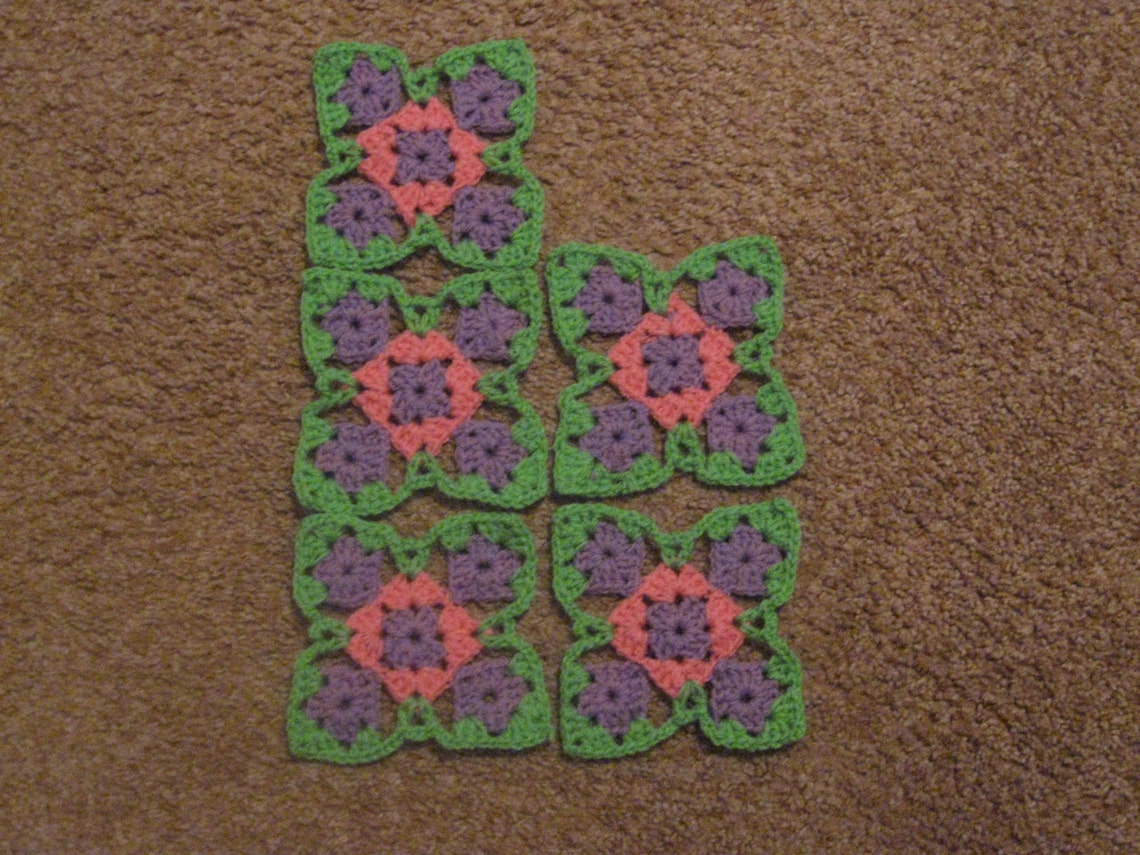 Butterfly Granny Square Pattern PDF File - Etsy