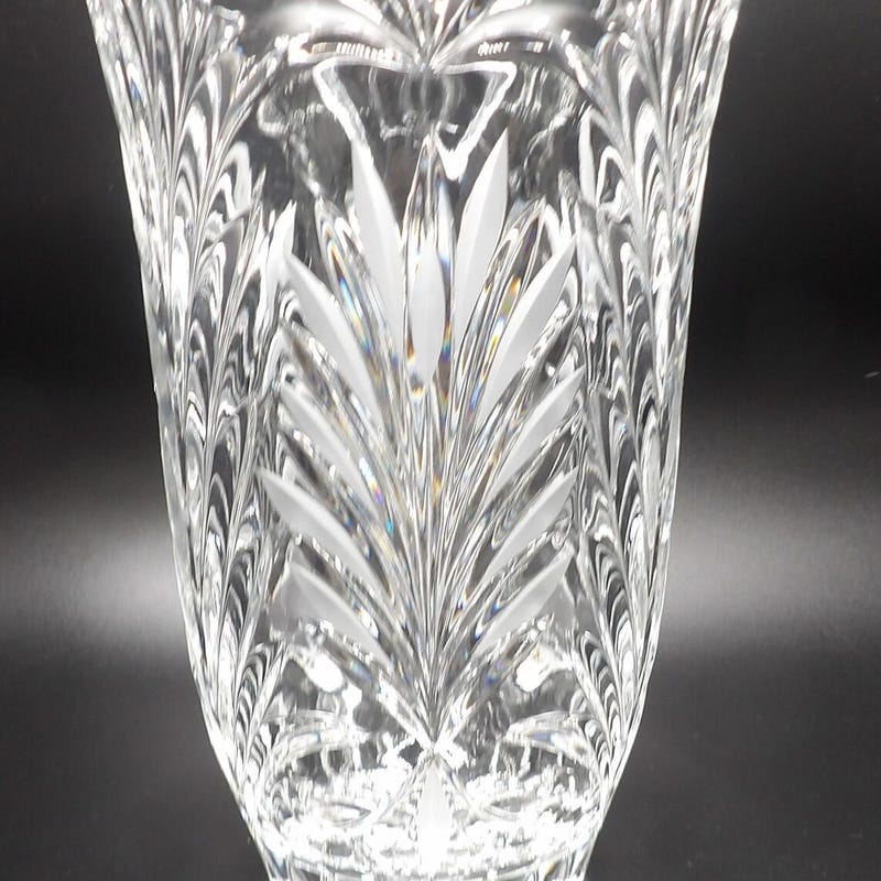 Vintage Mikasa Crystal Vase - Etsy