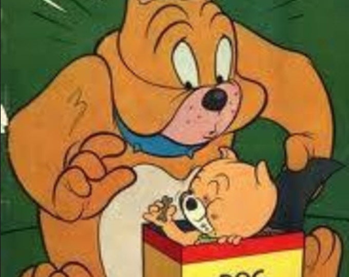 Vintage Spike and Tyke Cartoon Print Decoupaged on Wood | Etsy