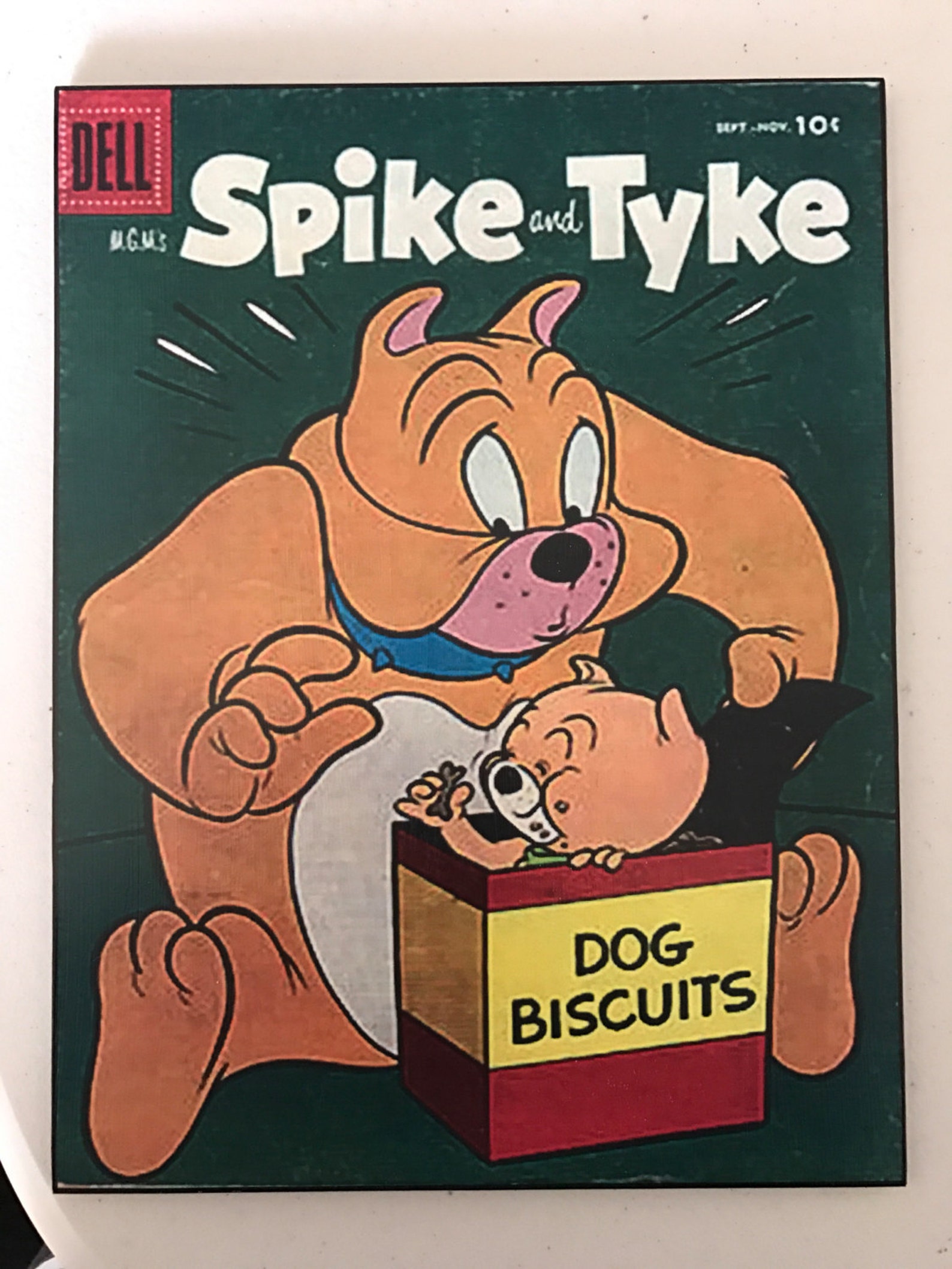 Vintage Spike and Tyke Cartoon Print Decoupaged on Wood - Etsy