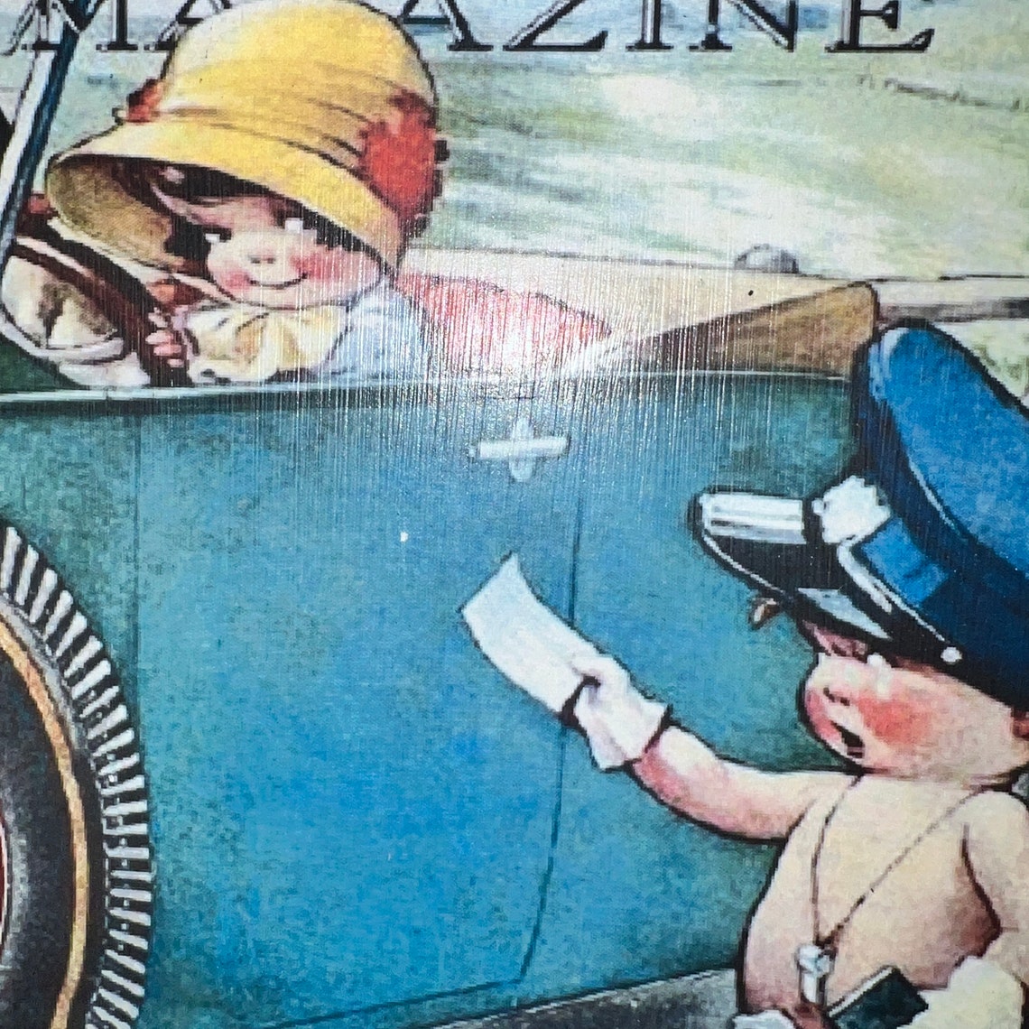 Vintage Mohawk Cover Art With Boston Terrier Print Decoupaged on Wood ...