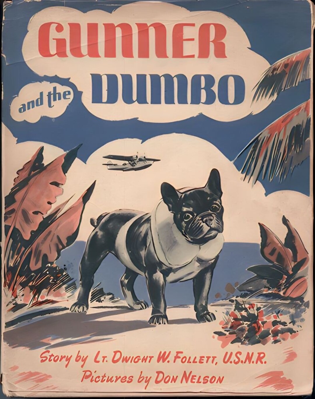 Gunner and the Dumbo Vintage Book Cover Decoupaged on Wood - Etsy