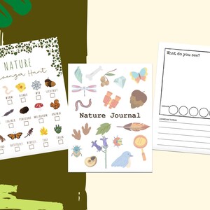 22 Page Nature Activity Journal for Kids, Homeschool, Distant Learning ...