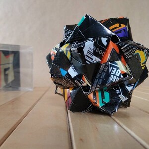 Origami Can Art, Hand-folded From Recycled REIGN ENERGY DRINK Cans ...