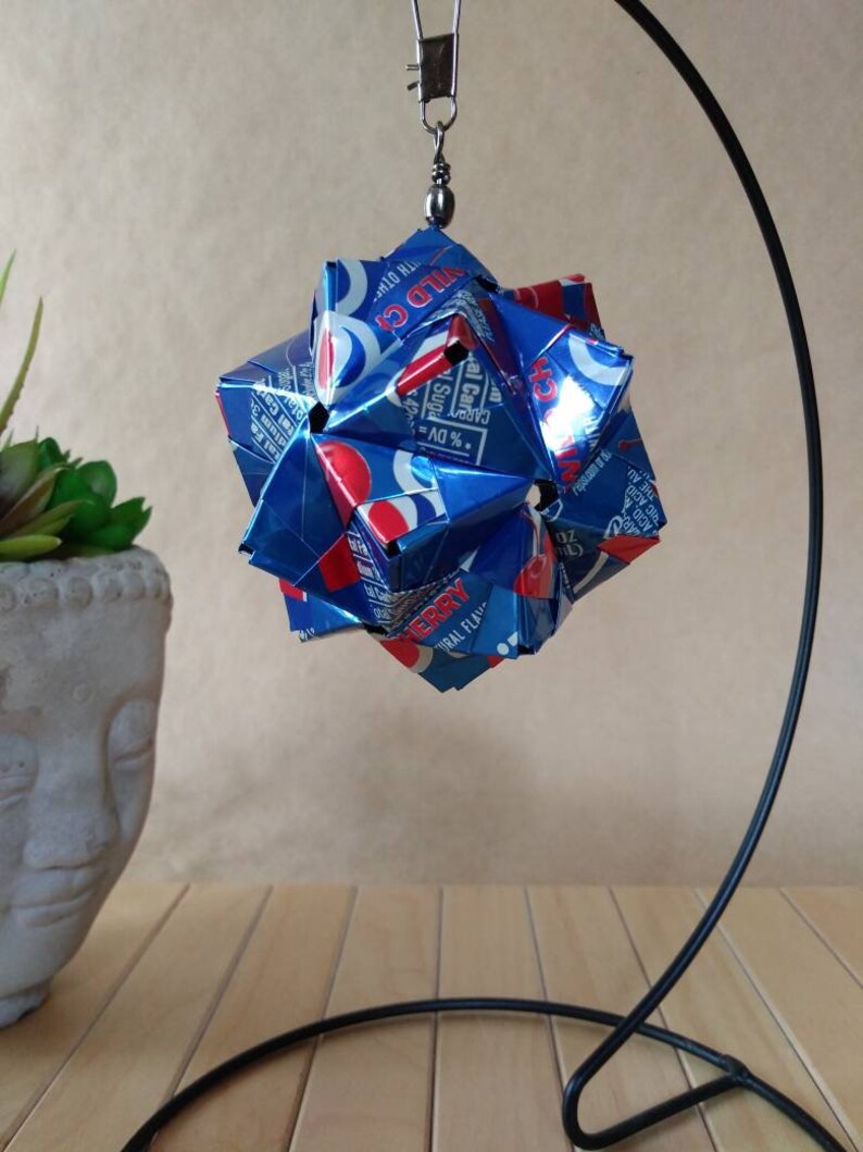 Origami Can Art Hand-folded From Recycled WILD CHERRY PEPSI - Etsy