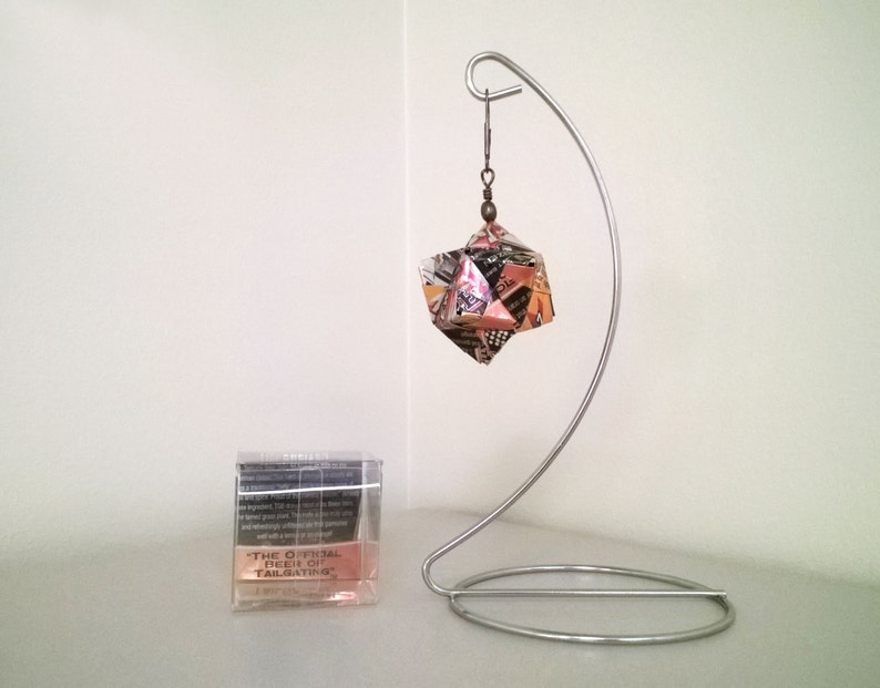 TAILGATE BEER HEFEWEIZEN Can Art Origami Ornament // Upcycled Recycled ...