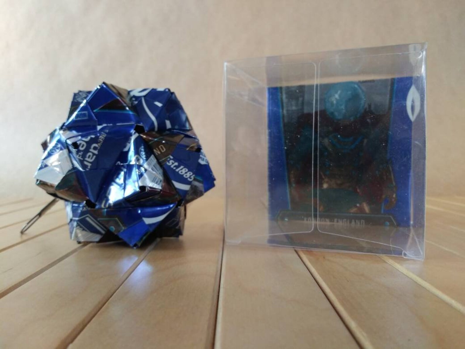 Origami Can Art Hand-folded from Recycled Dr. Pepper DARK | Etsy