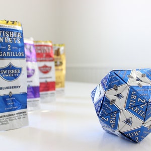 Swisher Sweets Wrapper Origami Ornament. Upcycled Recycled Repurposed ...