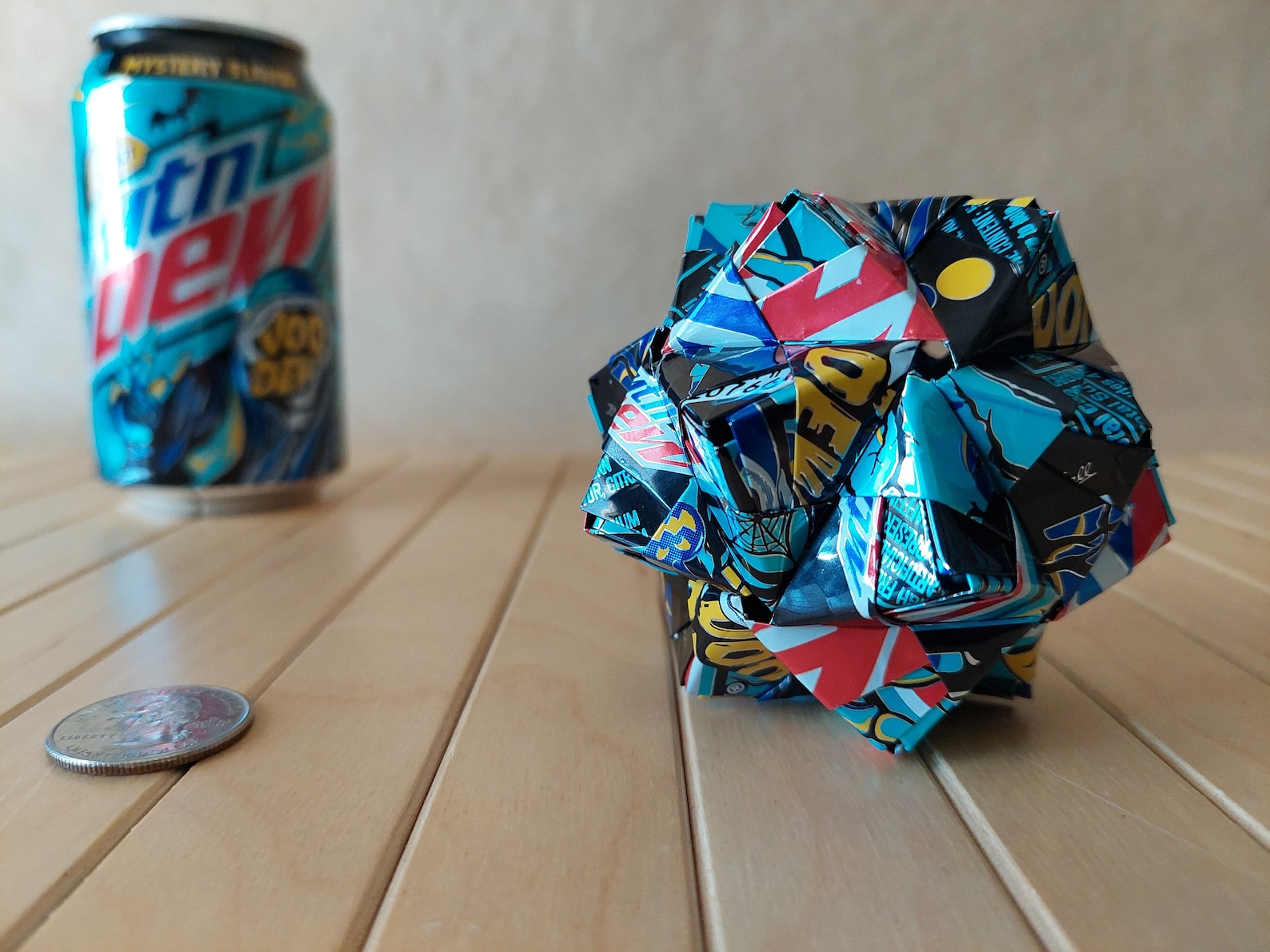 Recycled Can Art Origami Hand-folded From Limited Edition - Etsy
