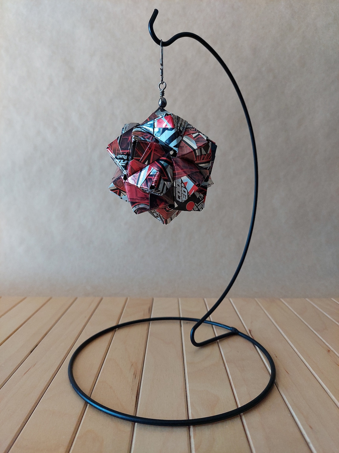 Can Art Origami Hand-folded From Mountain Dew CODE RED Cans// - Etsy