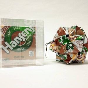 HANSEN'S Natural Sodas MANDARIN LIME Can Art Origami Ornament ...