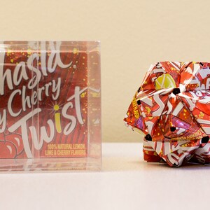 Shasta Very Cherry Twist Soda Can Art Origami Ornament / Upcycle ...