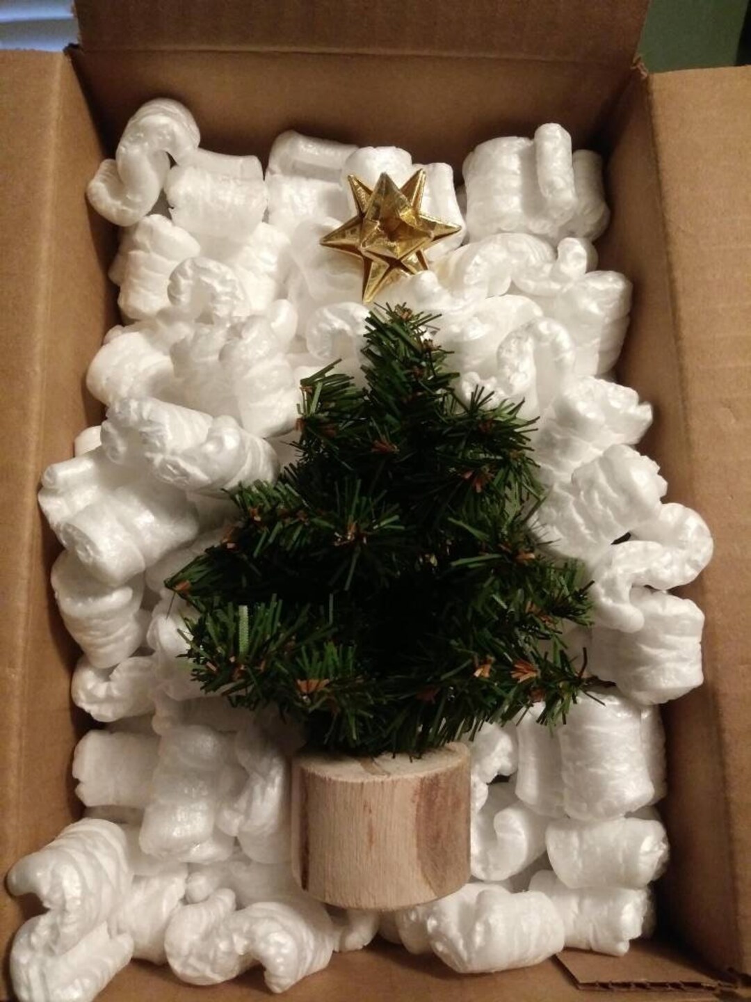 MICRO Tree Topper W/ Mini 5 Christmas Tree // Origami // Tabletop ...