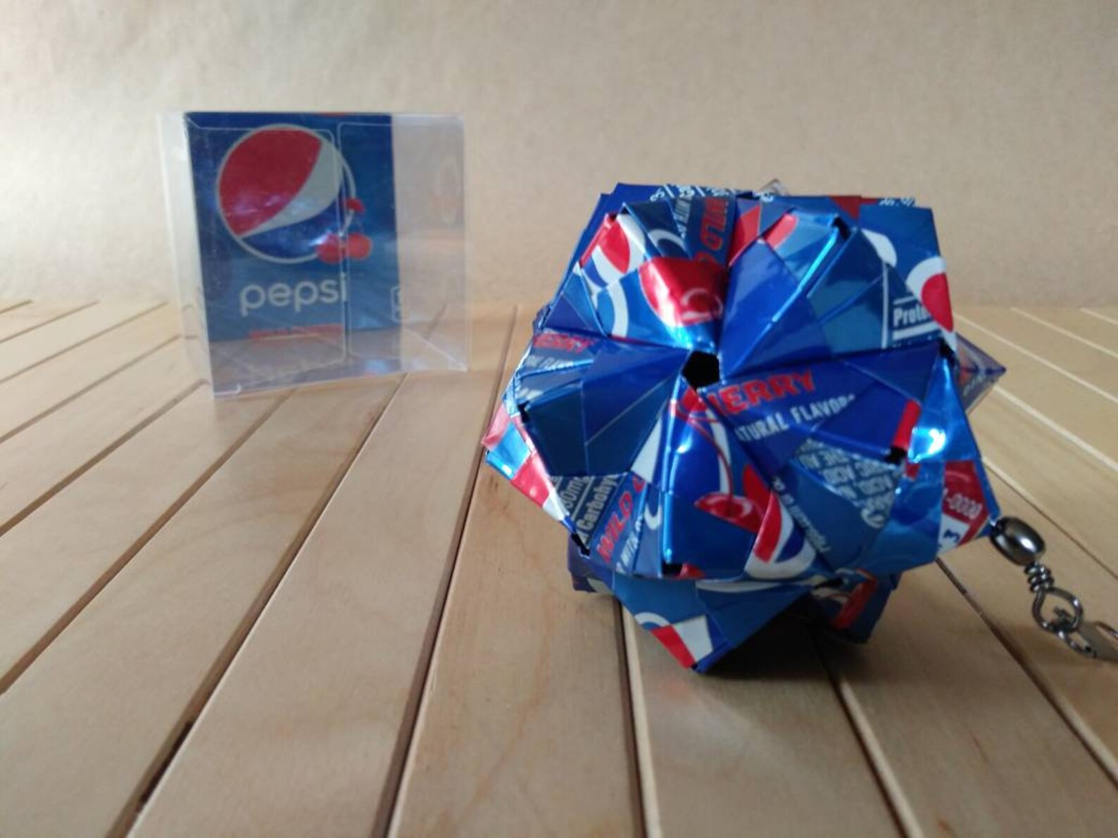 Origami Can Art Hand-folded From Recycled WILD CHERRY PEPSI - Etsy