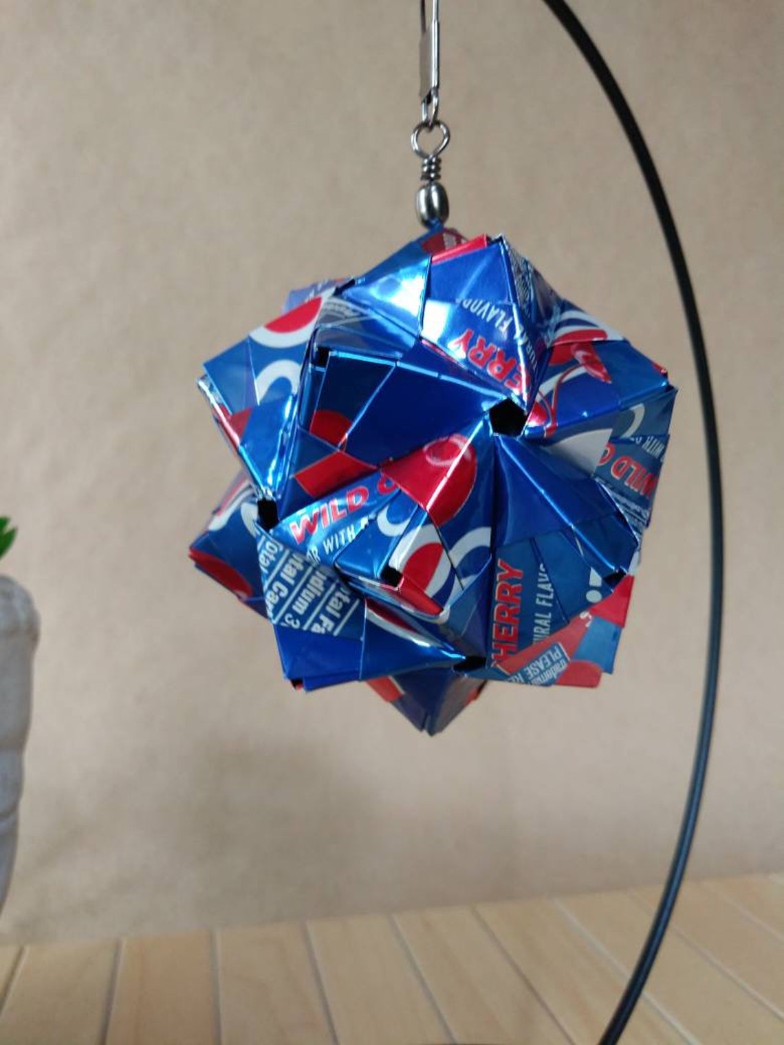 Origami Can Art Hand-folded From Recycled WILD CHERRY PEPSI - Etsy