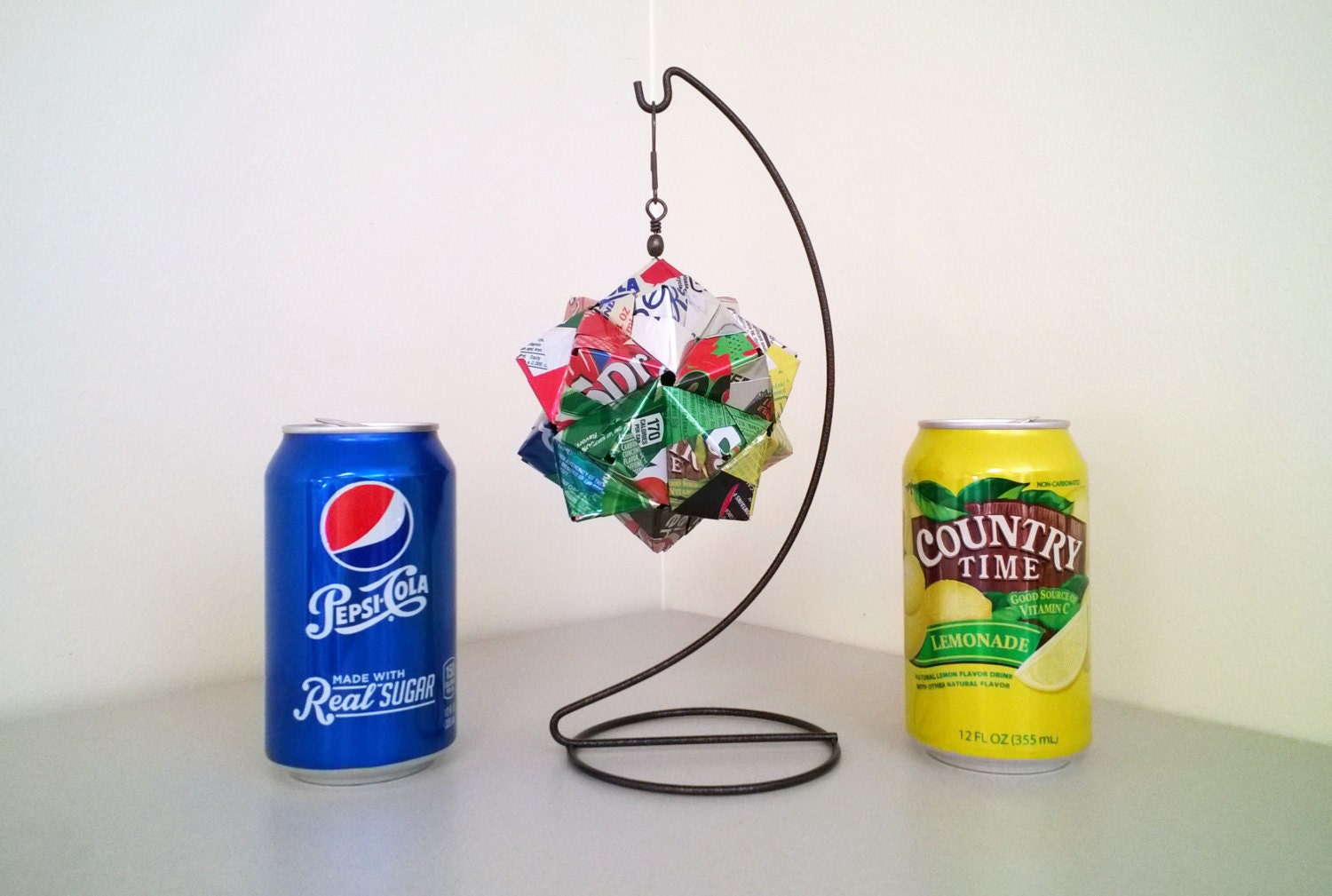 Soda Pop Can Origami Ornament 15 Brand Mix. Upcycled Recycled - Etsy ...