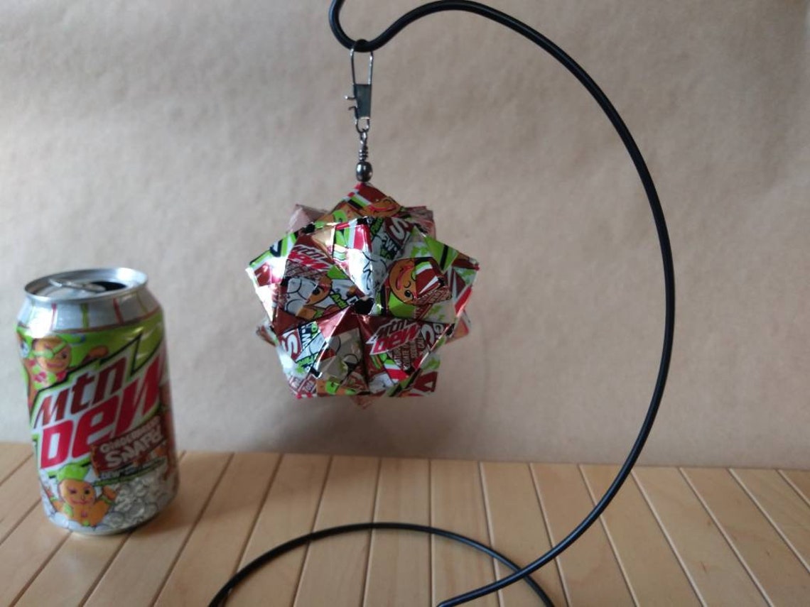 Recycled Can Art Origami Ornament Hand-folded From Mountain - Etsy