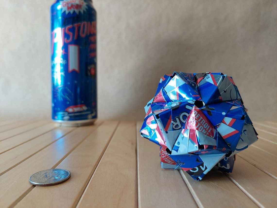 Recycled Can Art Origami Hand-folded From Limited Edition - Etsy