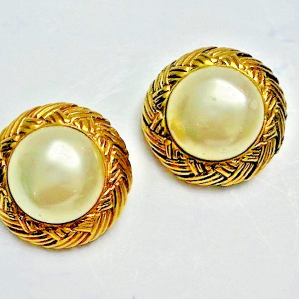 Chanel Logo Gold Earrings - Etsy
