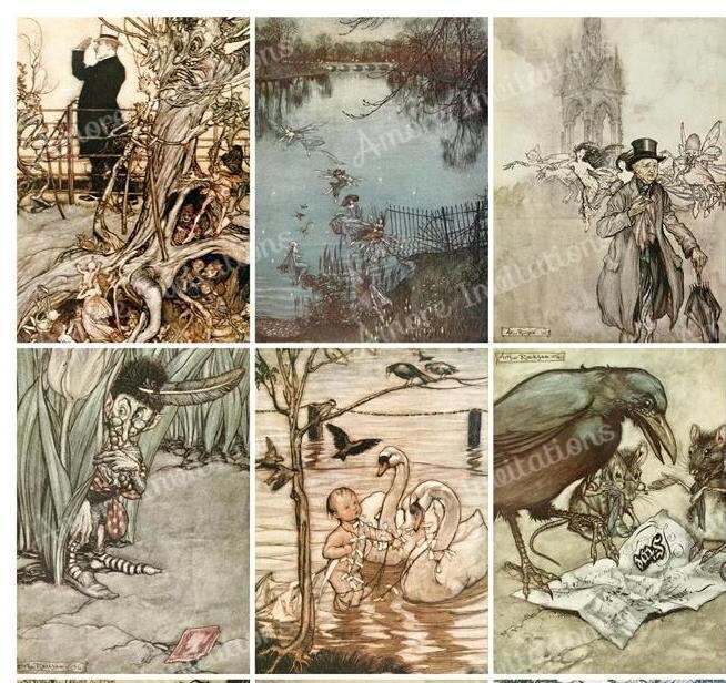 Printable Vintage Peter Pan Digital Collage Sheets, 35 Images, Peter ...