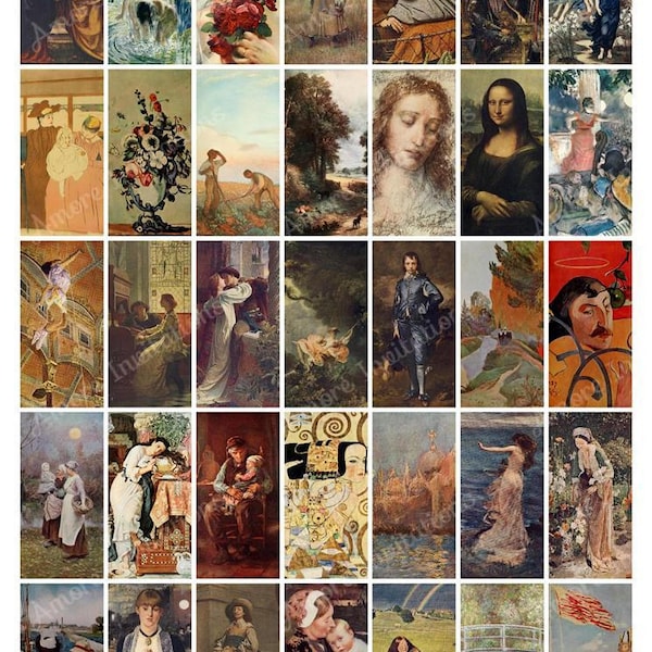 Printable Famous Art - Etsy