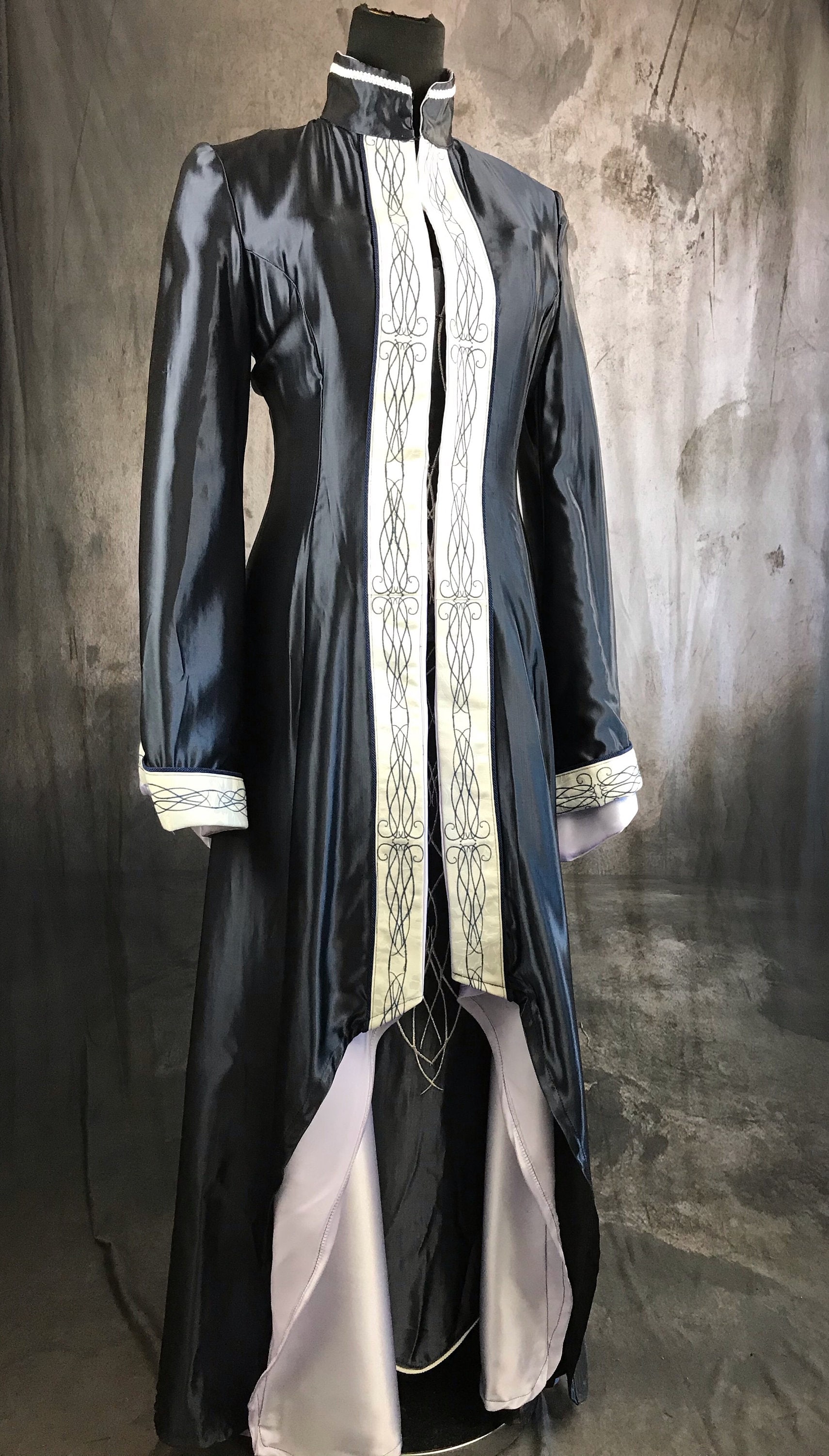 High Elf Elegant BLUE Complete Dress - Etsy