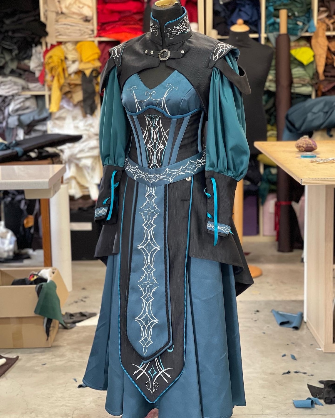 The Teal Dress - Etsy