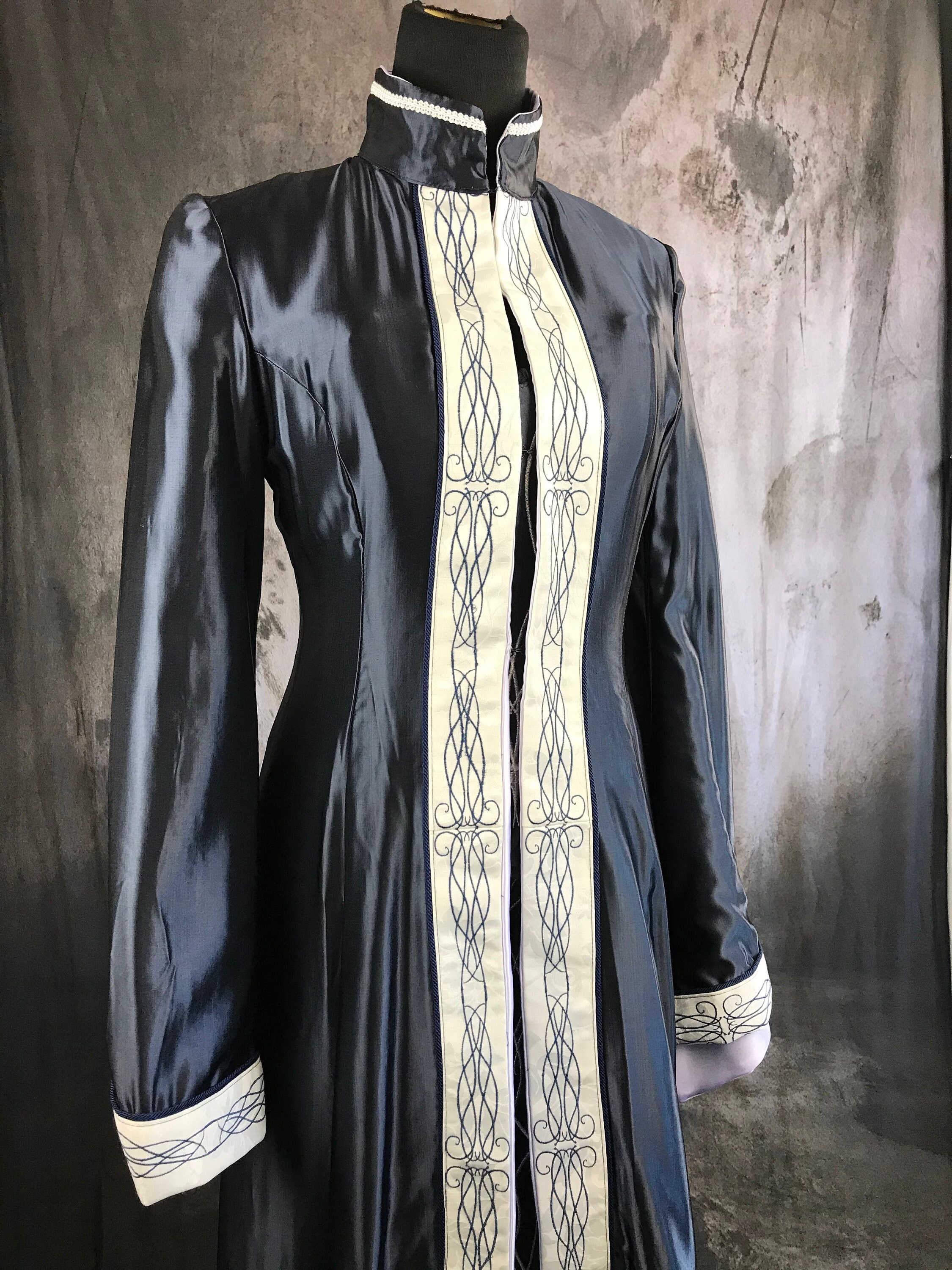 High Elf Elegant BLUE Complete Dress - Etsy