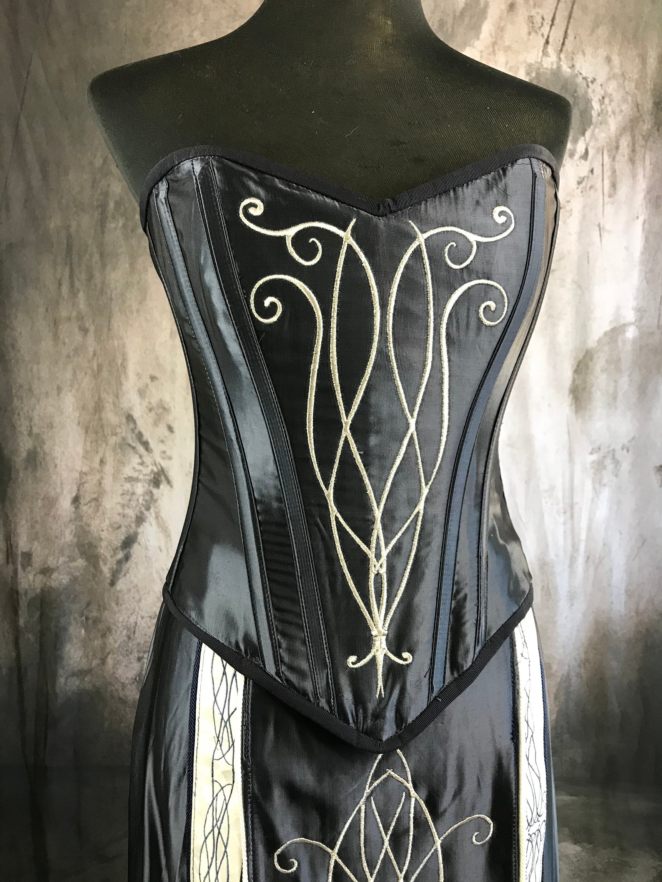 High Elf Elegant BLUE Complete Dress - Etsy