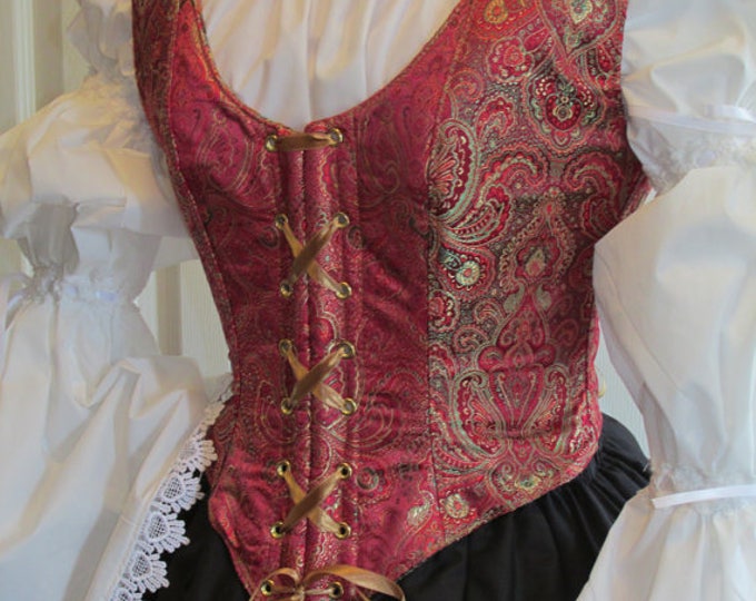 DDNJ Choose Fabrics Reversible Demi Corset Style Bodice - Etsy