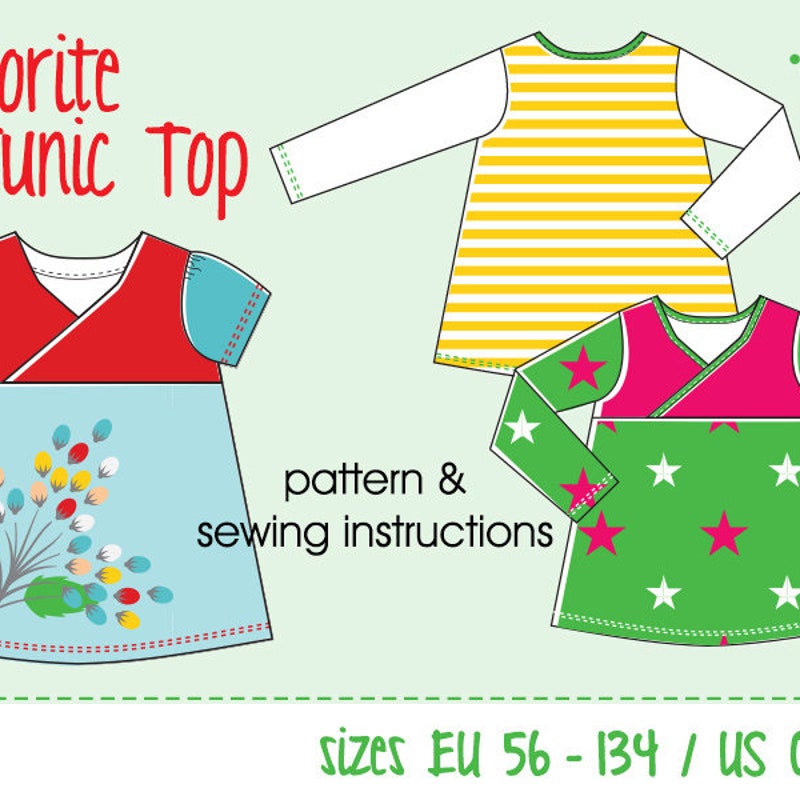 Girls Tunic Pattern - Etsy