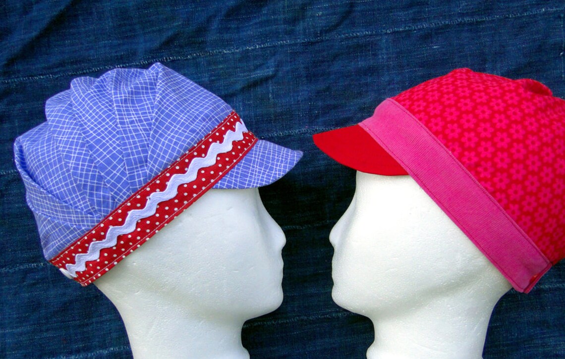 Pleated Cap for Children Sz 42/44 56/58 Cm / 16.5 - Etsy
