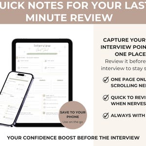 Interview Cheat Sheet | One Page Interview Prep | Quick Interview Notes ...