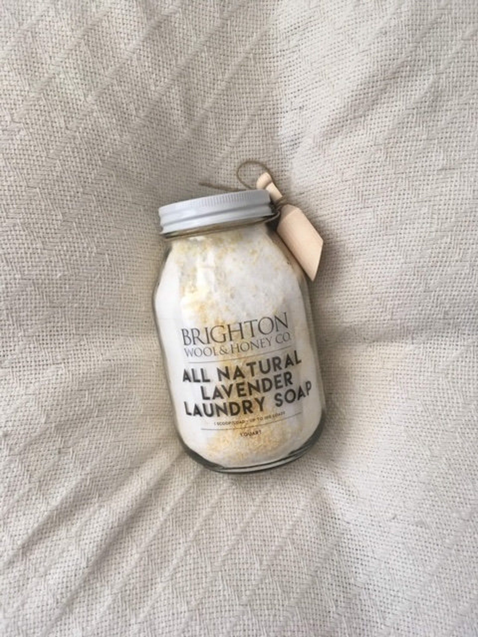 All Natural Lavender Laundry Soap With Wooden Scoop - Etsy
