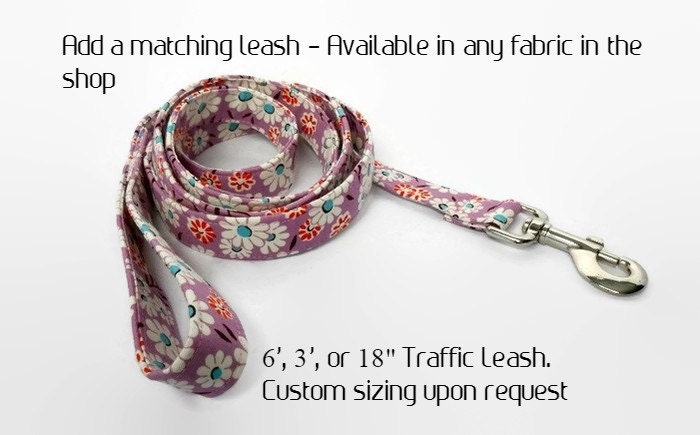 Custom Dog Leash Available made with any fabrics shown in | Etsy