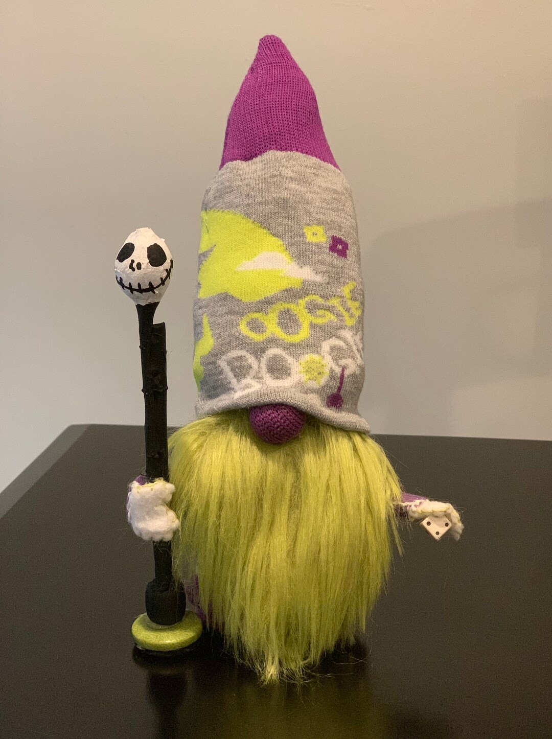 Handmade Nightmare Before Christmas Gnome, Halloween Gnome, Jack ...