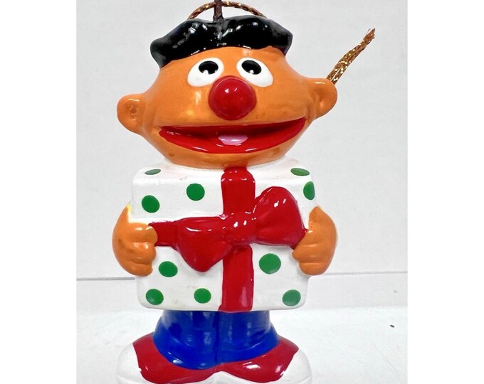 1983 Ernie Christmas Ornament Muppets Korea 2 1/2 Inch Excellent Shape ...