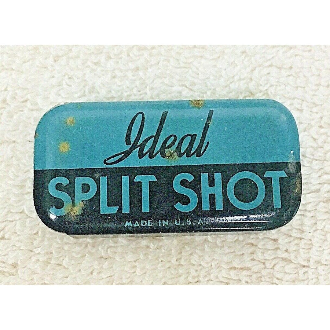 Vintage Ideal Split Shot Fishing Tin Box 1 3/4 X 7/8 - Etsy