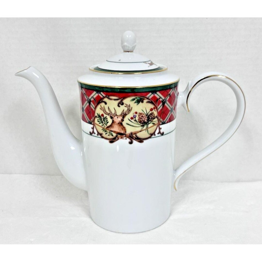 Noritake Royal Hunt Coffee Teapot Server Pattern #3930 Pre-owned Good ...