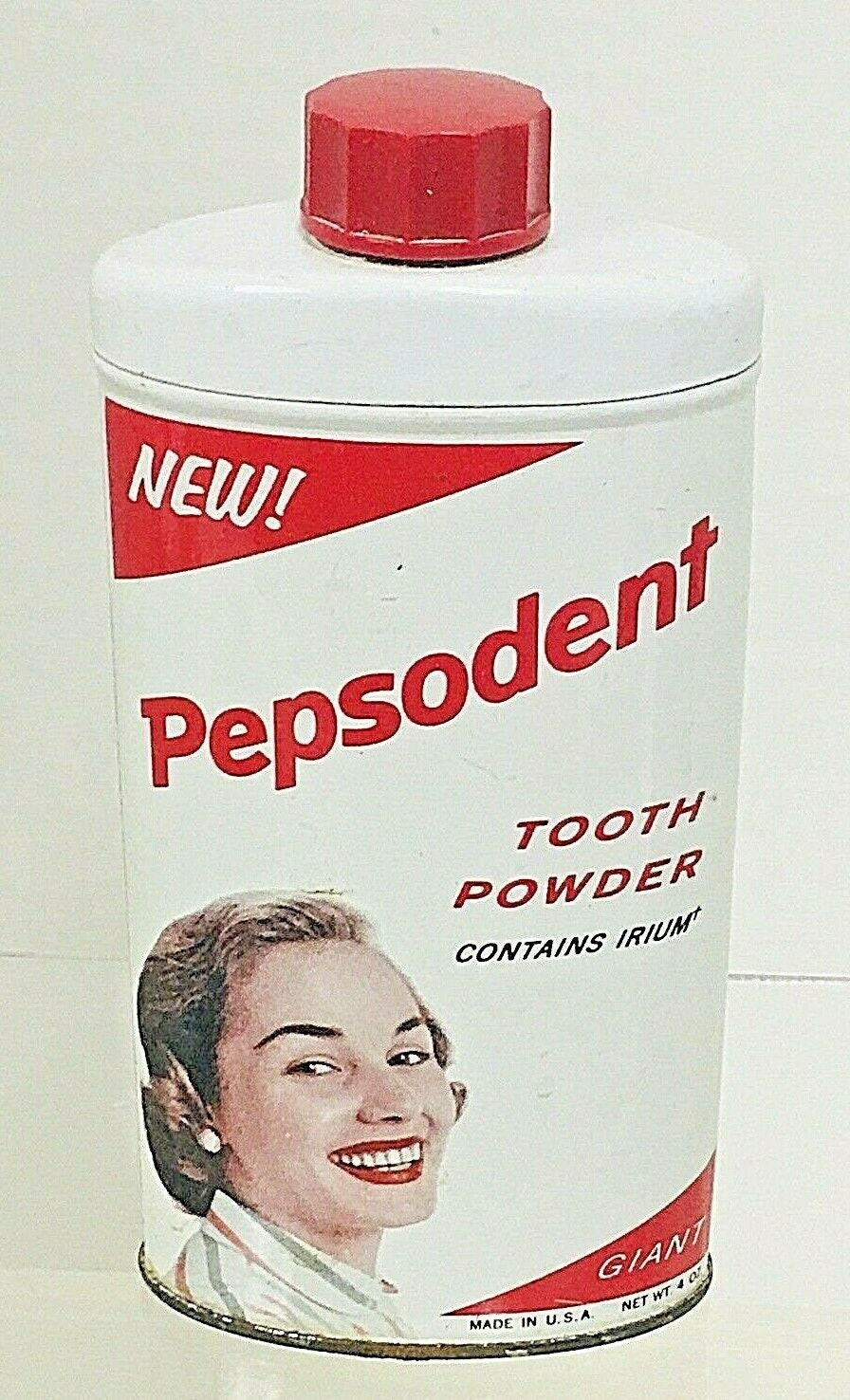 Pepsodent Tooth Powder Can
